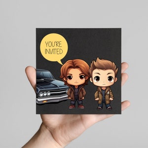 Kawaii Supernatural Clipart, Chibi Impala, Fan Art Cartoon, TV Show ...