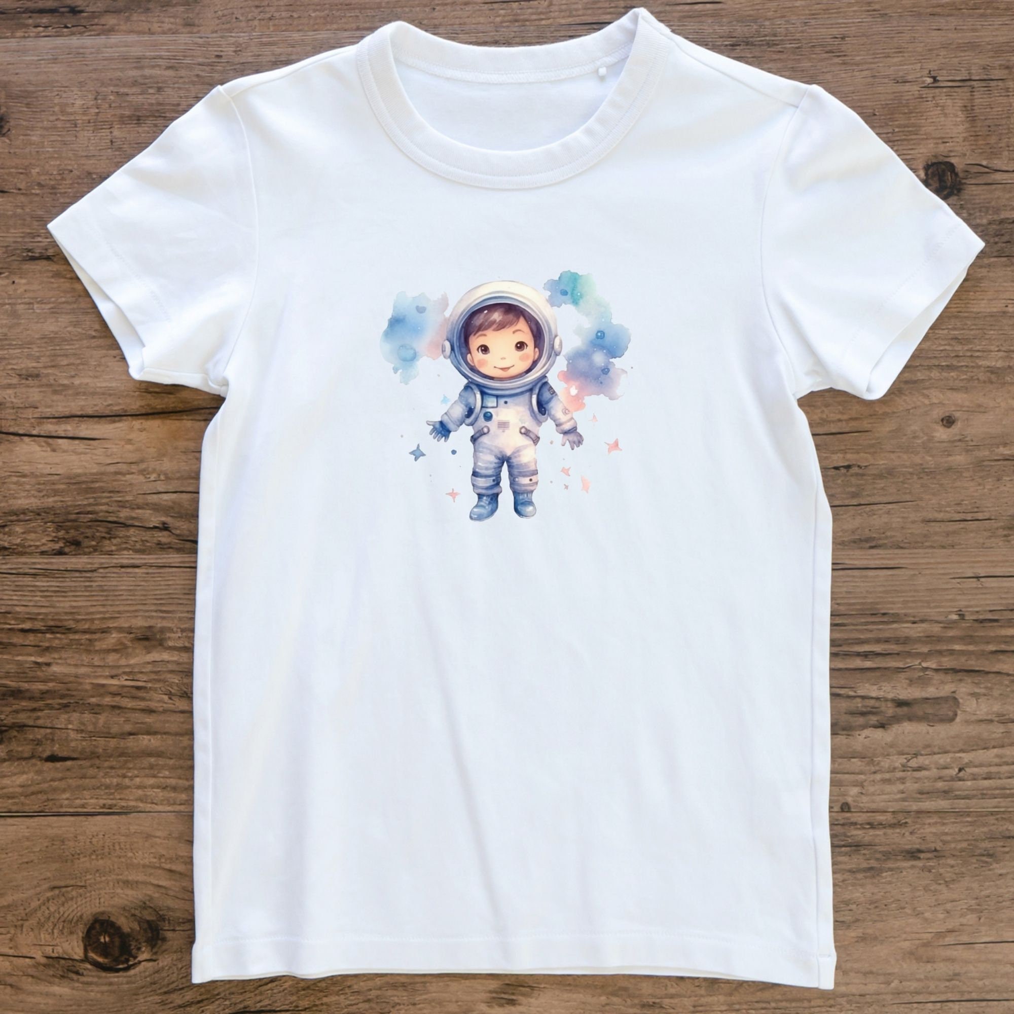 Cute Astronaut Boy Clipart, Kids Watercolor Space Clipart, Nursery ...