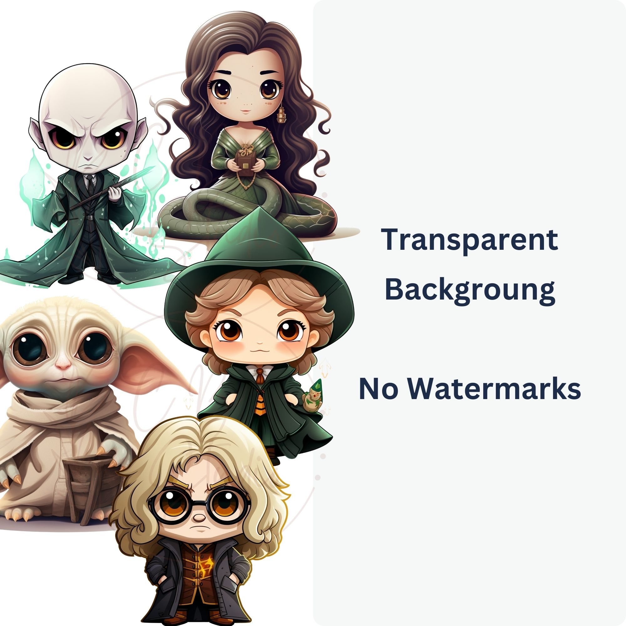 Kawaii Magic Wizard Clipart, Wizards Characters, Cartoon Wizard School ...