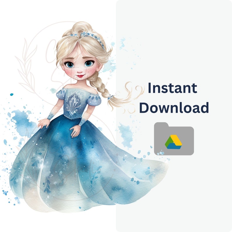 Baby Princess Elsa Clipart, Ice Princess Graphics, Frozen PNG ...