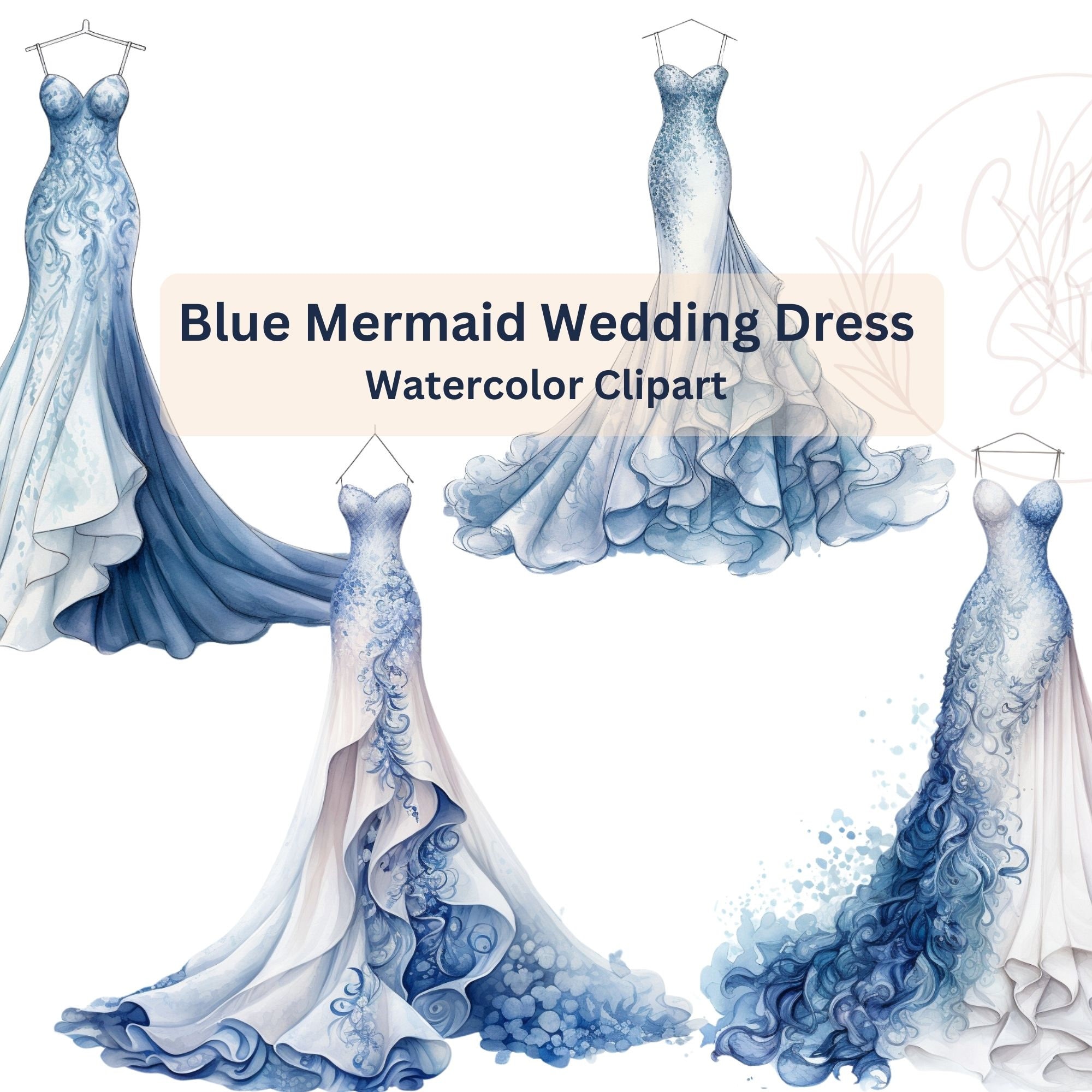 Mermaid Wedding Dress Sketch