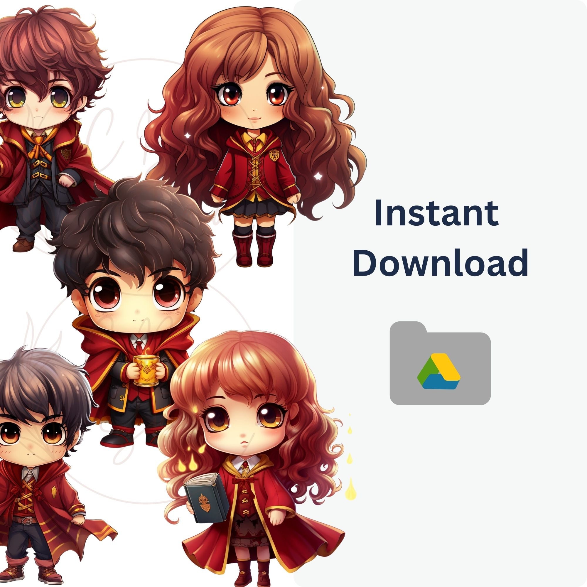 Magic Wizard Clipart, HP Houses, Cute Characters, Cartoon Wizard School ...