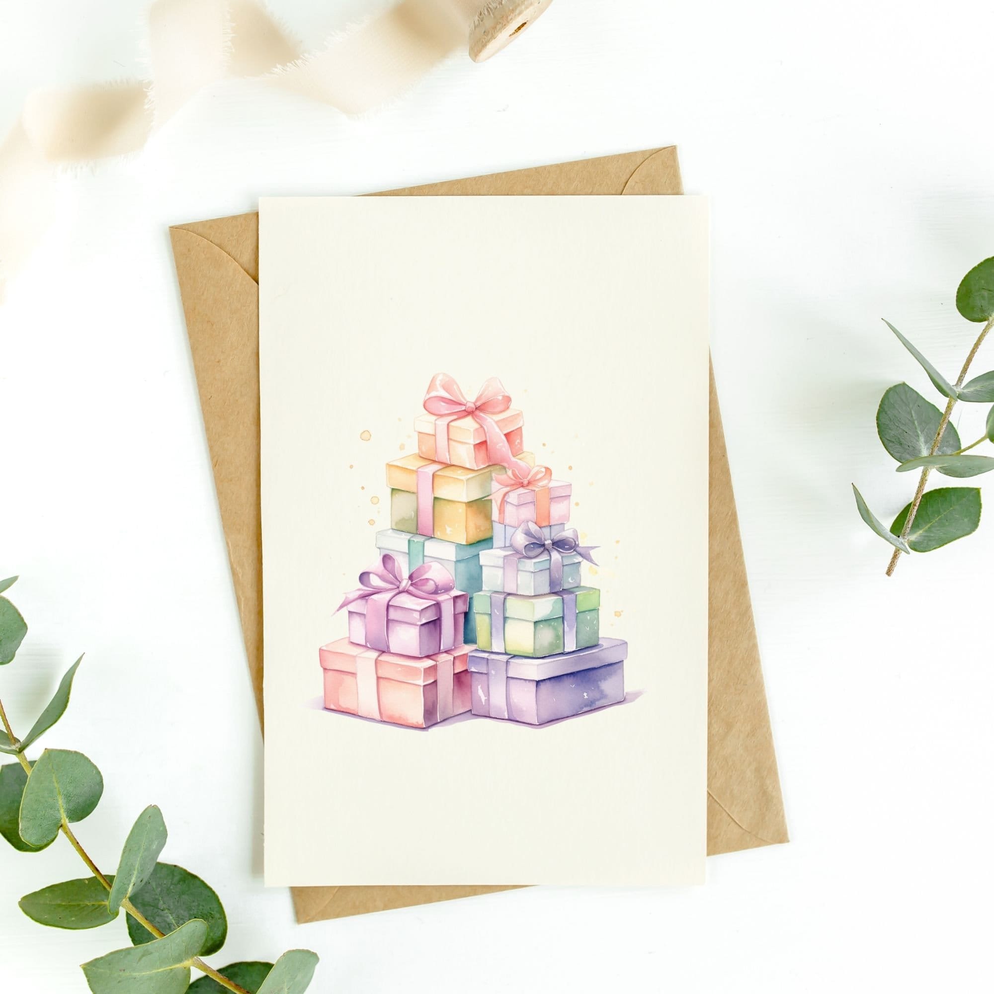 Rainbow Birthday Clipart, Watercolor Rainbow Clipart, Birthday Cake ...