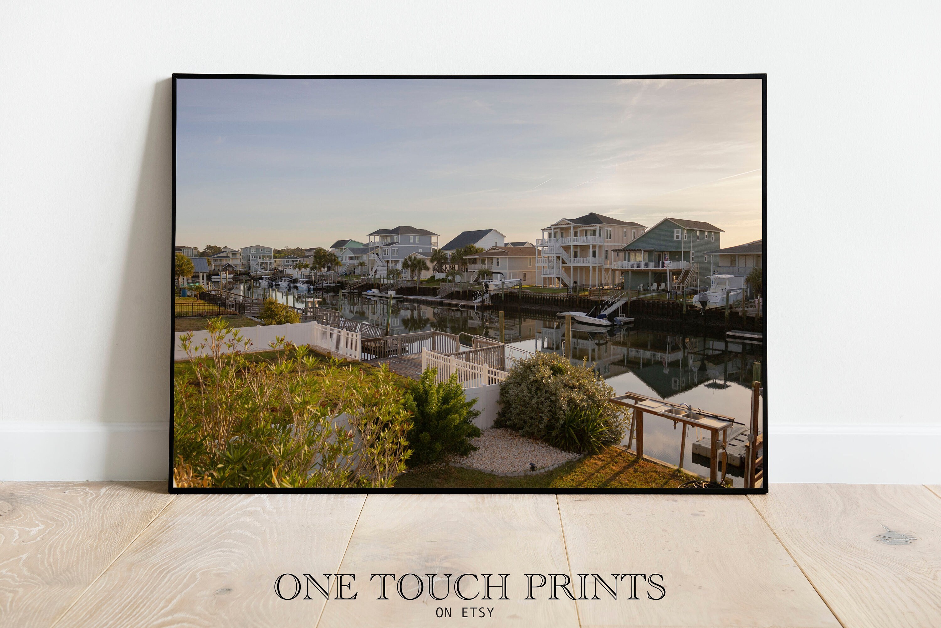 Beach Houses Wall Art, Landscape Wall Art, Beach House Photography ...