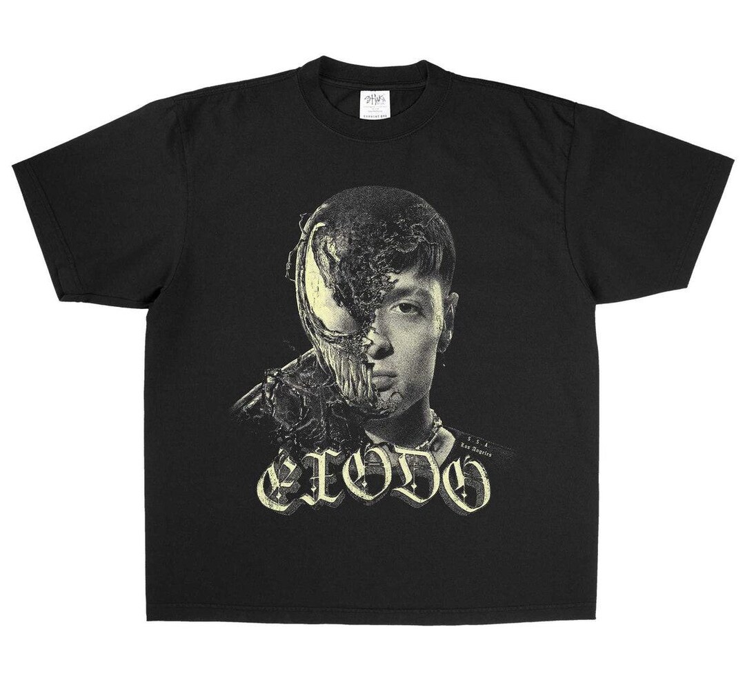 EXODO Peso Pluma Tour Merch Unique V3nom Big Head Shirt - Etsy