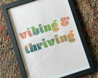 Vibe Sign - Etsy