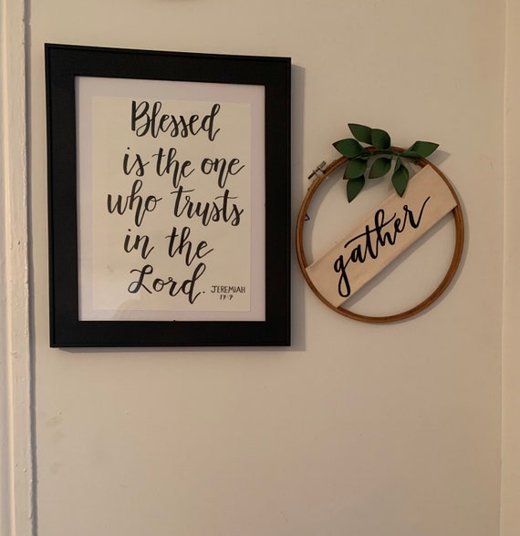 Framed Bible Verses Calligraphy