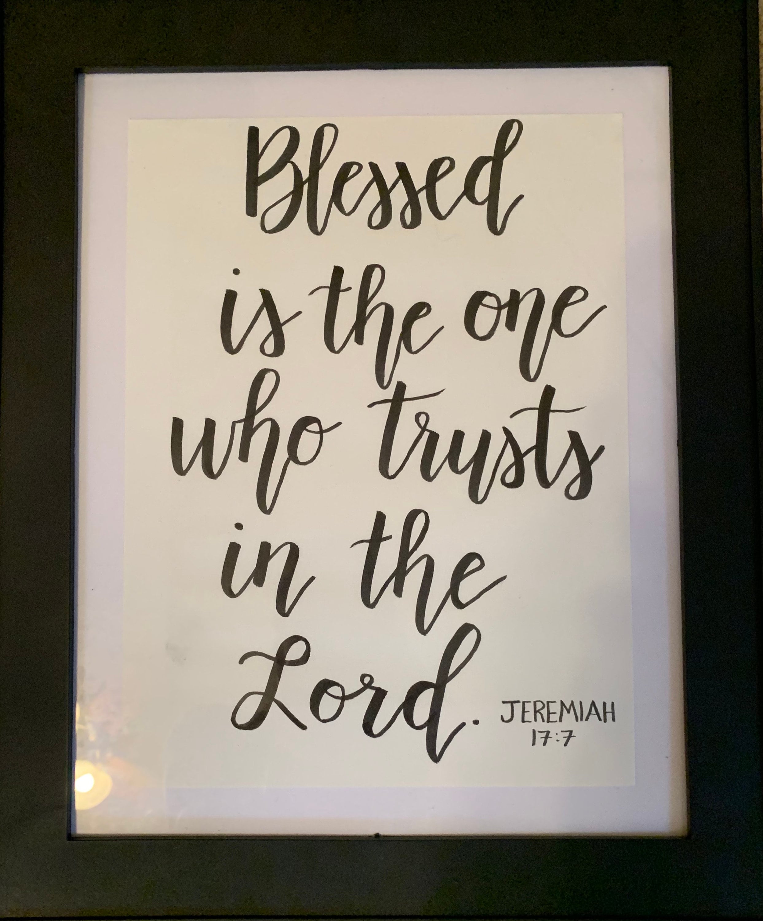 Custom Bible Verse Calligraphy - Etsy
