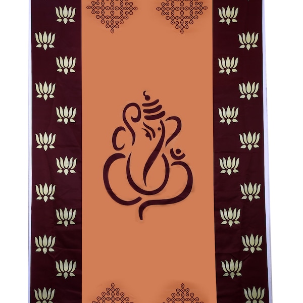Pooja Cloth Indian Puja Backdrop - Etsy