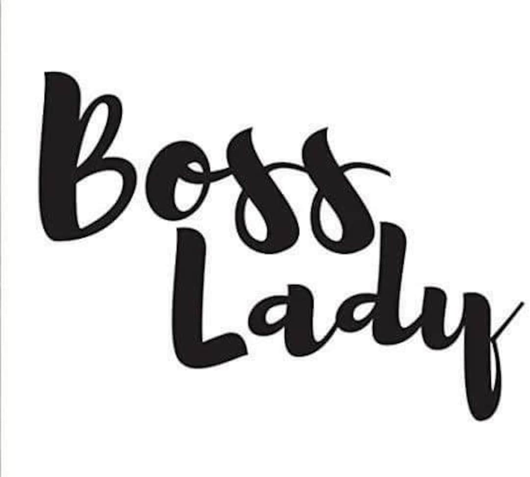 Boss Lady Vinyl Decal•car Decal•window Decal•mirror Sticker - Etsy