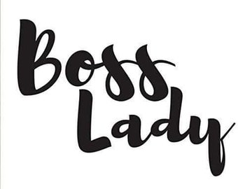 Boss Lady Car, Window Decal Car Accessories New Job Gifts Kiss-cut ...