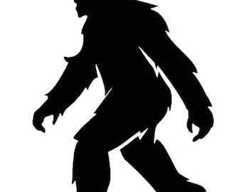 Bigfoot Vinyl Decal - Etsy