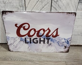 Coors Light Sign - Etsy