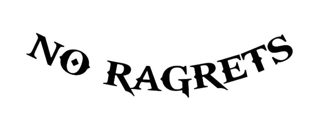 No Ragrets Vinyl Decal - Etsy