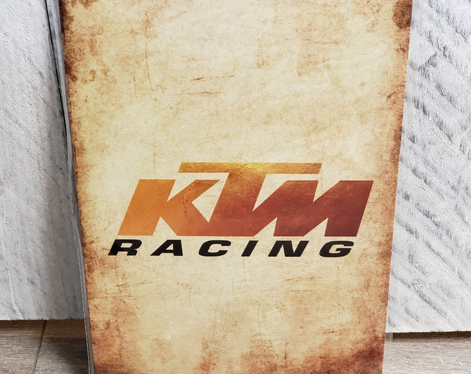KTM Racing Tin Sign - Etsy