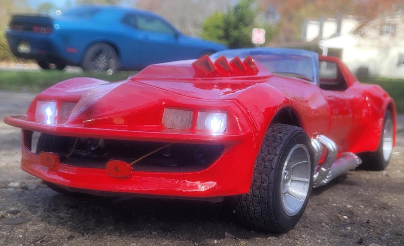 3d Printed Corvette Summer Movie Car RC Body - Etsy
