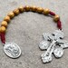 Pardon Crucifix Mini Rosary Catholic Small Rosary Wooden - Etsy
