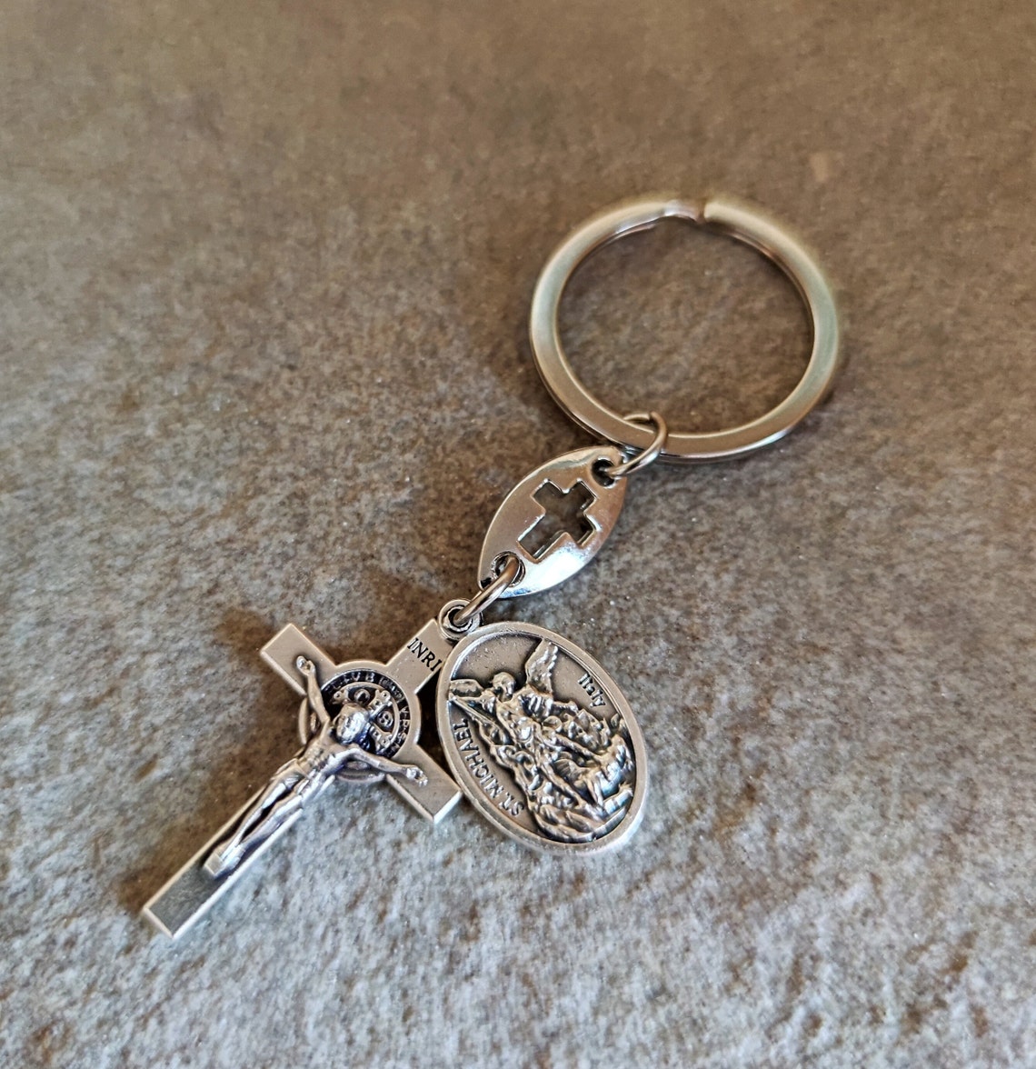 Make Custom Catholic Keychain, Choose Your Saint Medal for Keychain - Etsy