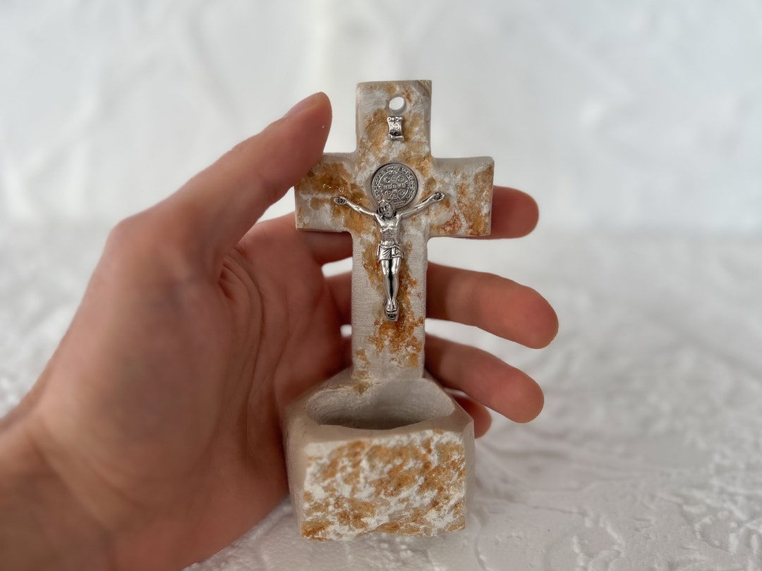 Catholic Holy Water Stone Font Container Custom Religious Gift Home ...
