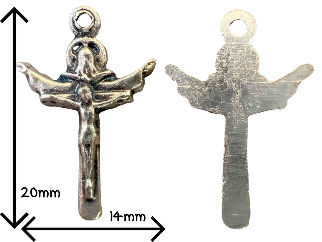 Holy Trinity Spirit Cross 15 Pcs Pieces Bulk Pendant Charms Medals - Etsy