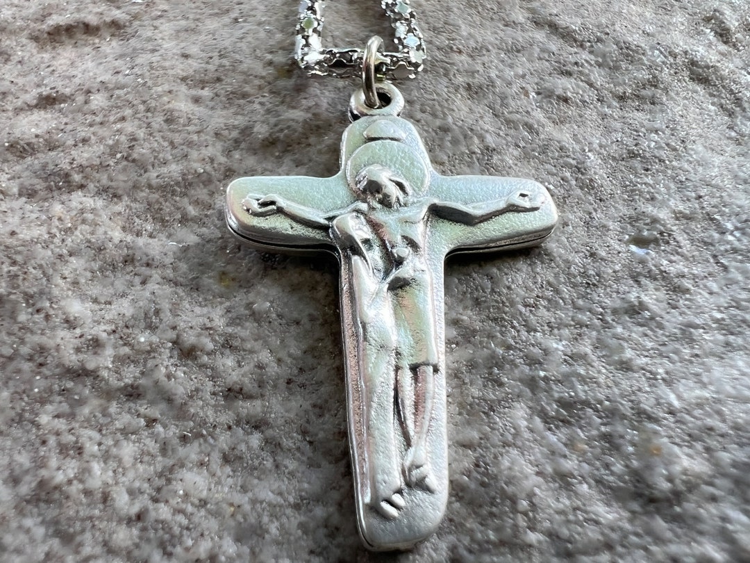 Catholic Cross Necklace Men Women Boys Girls Adults Teens Boys Girls - Etsy