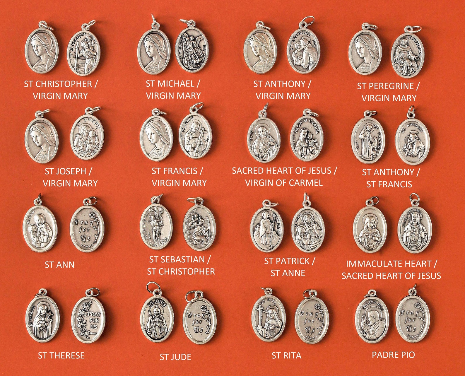 Custom Catholic Bracelet Choose Your Saint Charm Saint - Etsy