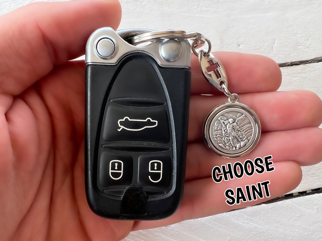 Catholic Gifts for Men Women, Custom Catholic Gifts, Keychain With ...