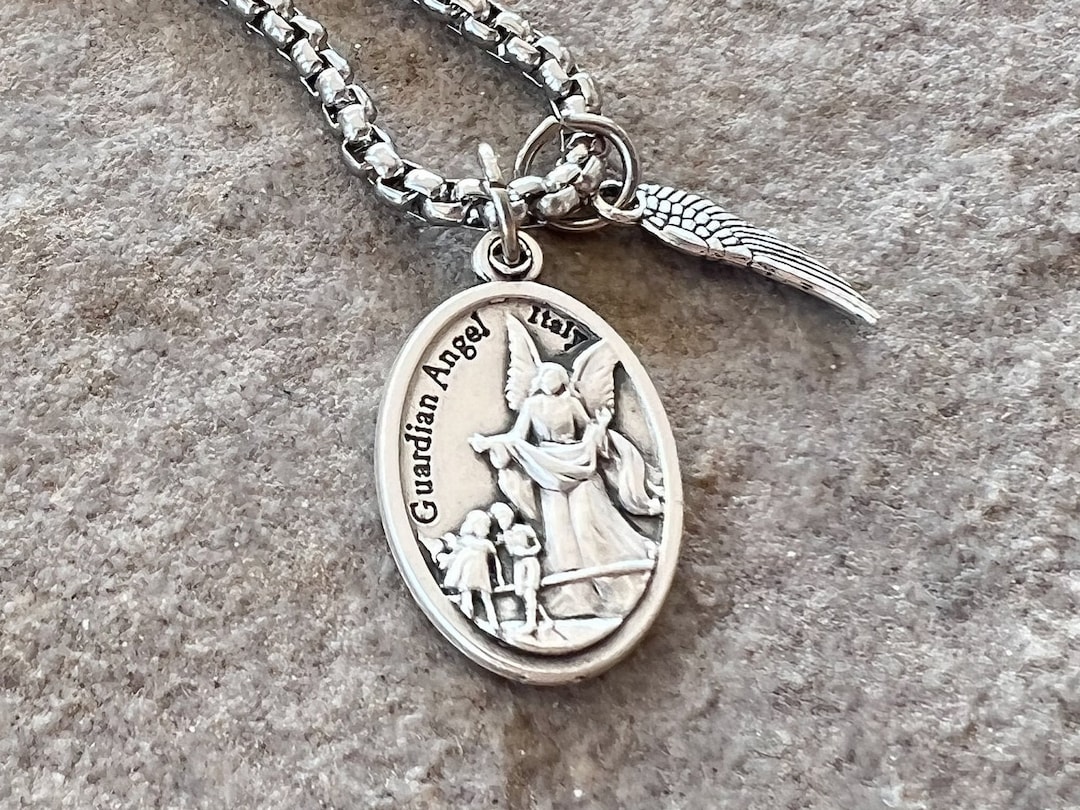 Catholic Necklace for Men Women Unisex, Catholic Saint Pendant Medal ...