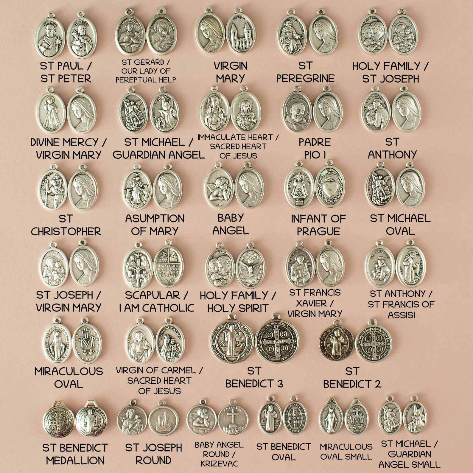 Custom Catholic Bracelet Choose Your Saint Charm Saint - Etsy