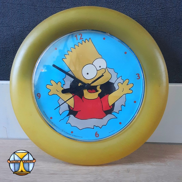 The Simpsons Wall Clock - Etsy