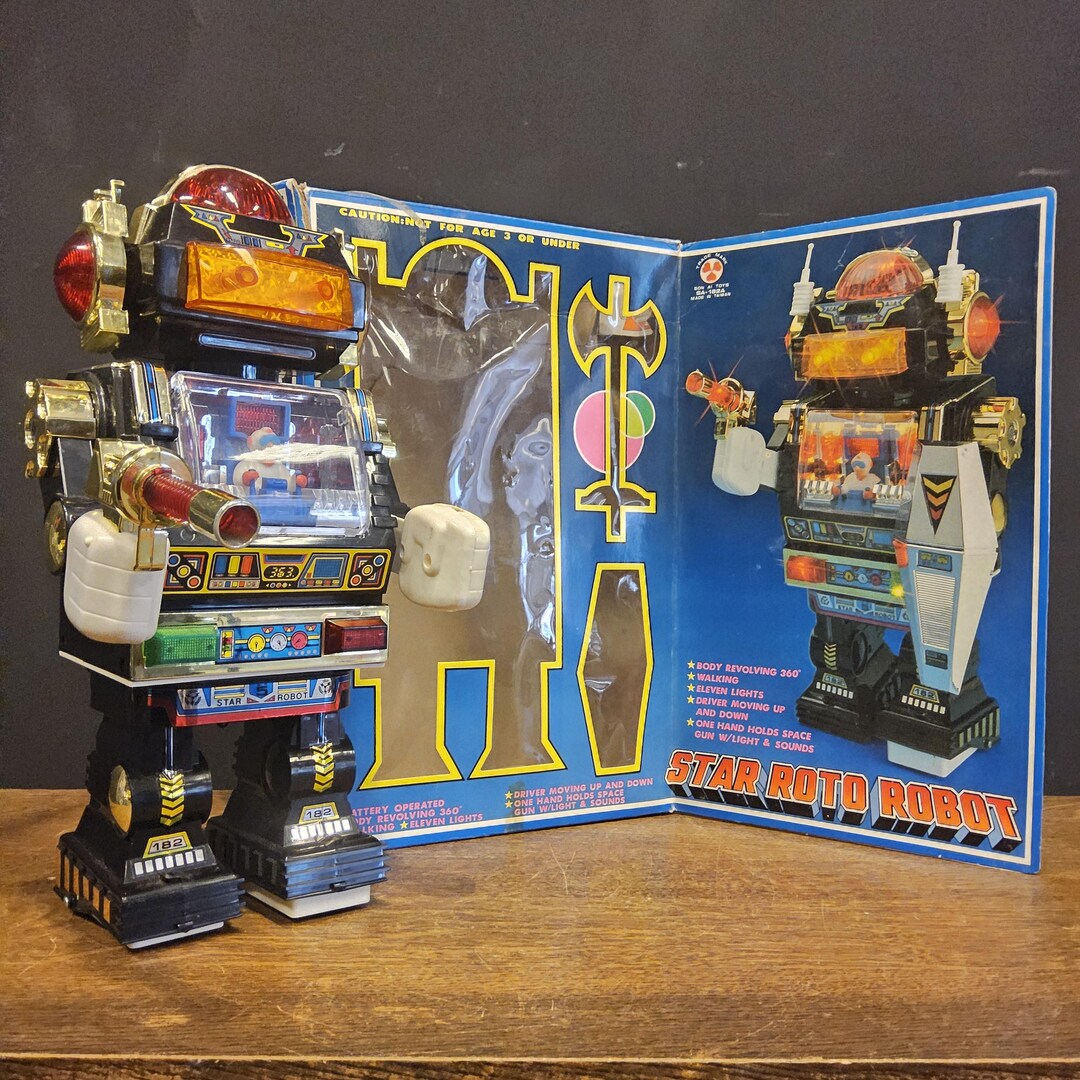 Working Retro Star Roto Robot by Son Plastic Industrial Company AI Toys ...