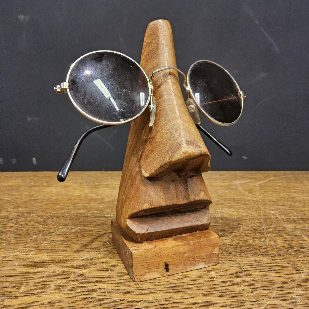 Vintage Wooden Spectacles Stand / Glasses Stand / Spectacles Display ...