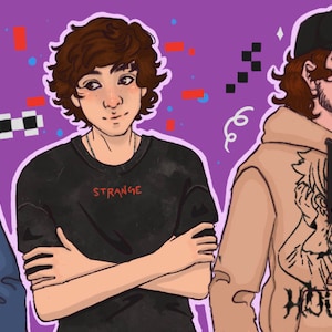 DTK Bookmarks ~ Dream SMP ~ Dream, Georgenotfound, Sapnap, Karl, and ...