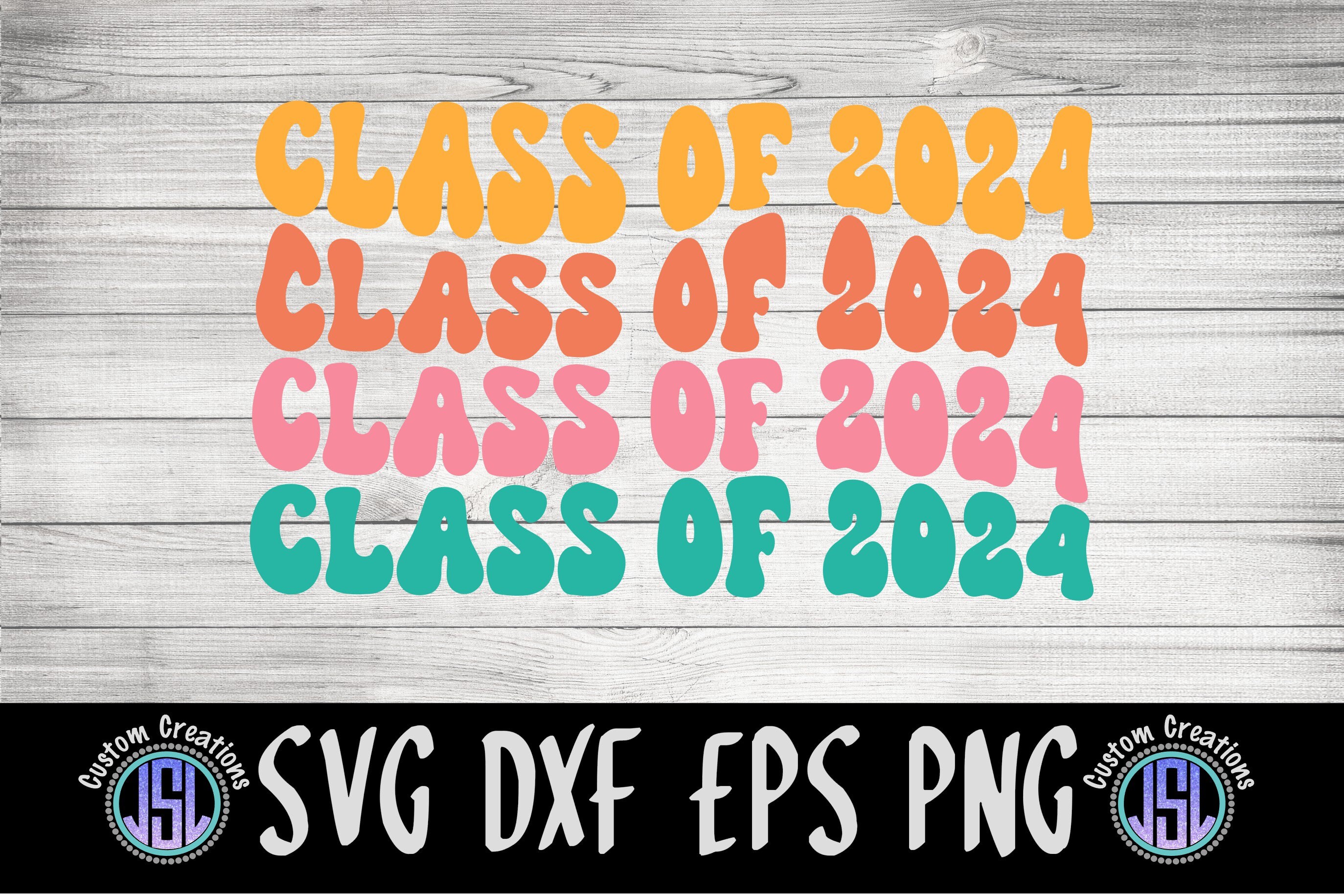 Retro Groovy Class of 2024 SVG Digital Cut File Vintage - Etsy