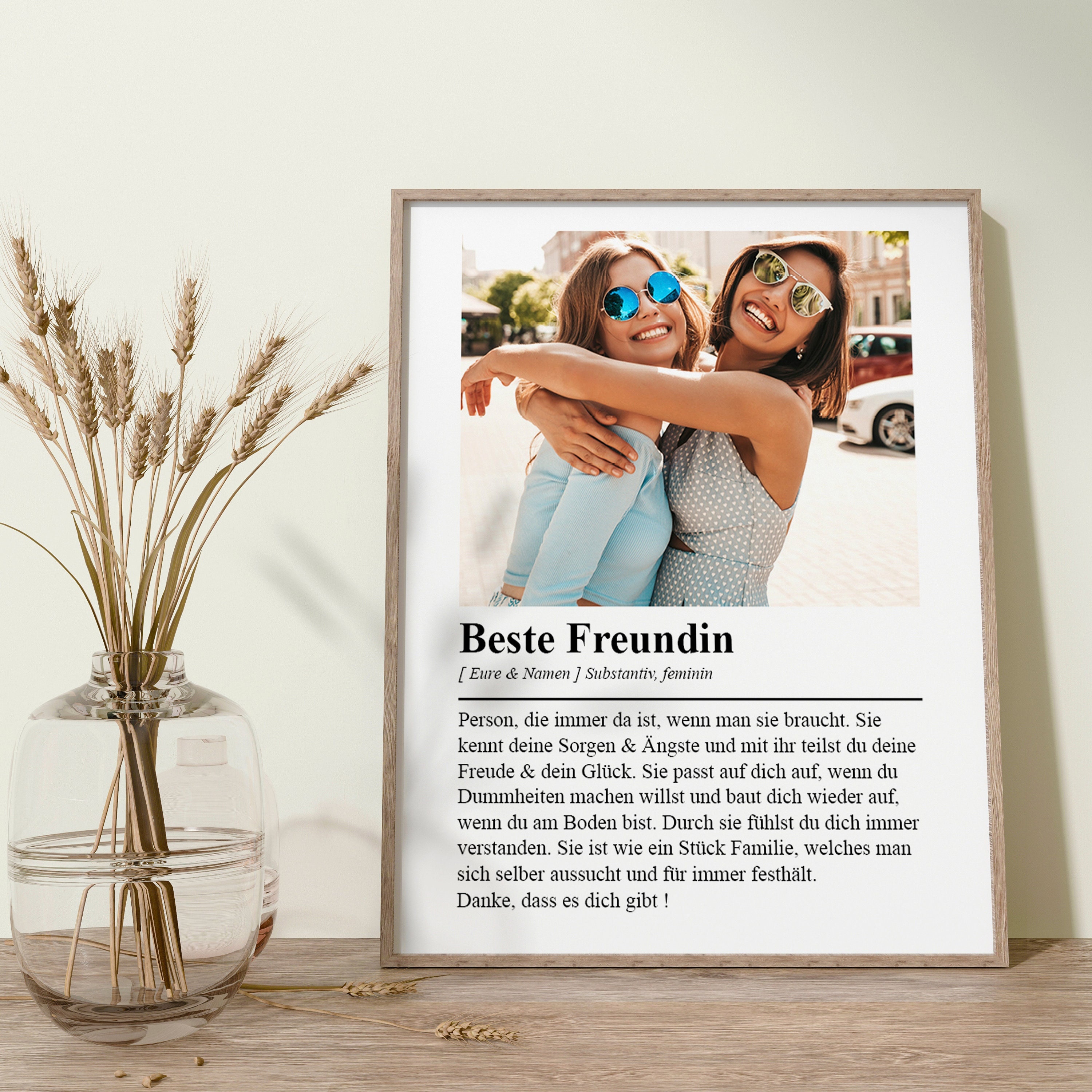 Personalized Poster Best Friend Poster Definition Best - Etsy