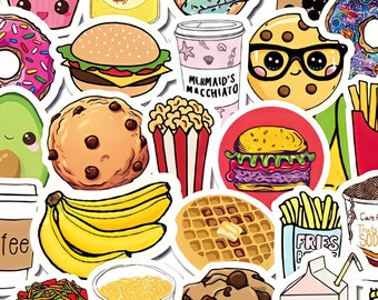 Food Sticker Sheet - Etsy