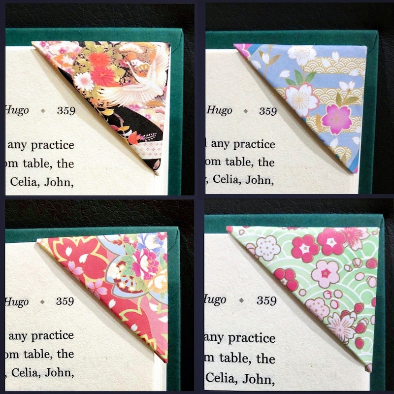 Corner Bookmark - Etsy