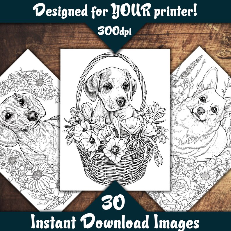 Stress Relief Coloring Pages: 30 Printable Coloring Book Pages - Small ...