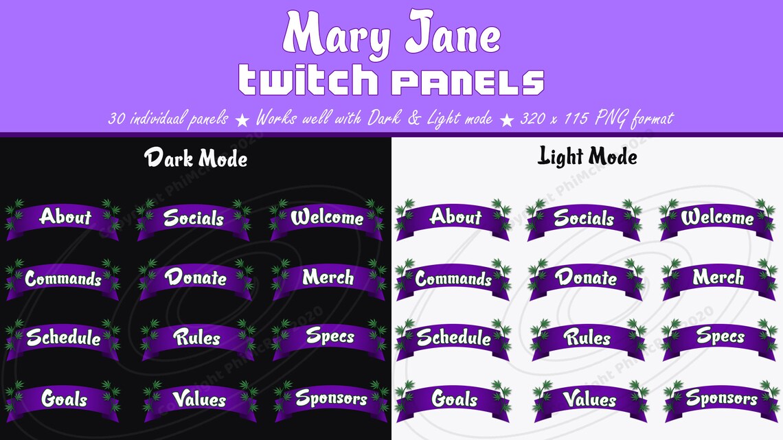 Animated "mary Jane" Complete Twitch Stream Bundle - Twitch Overlay ...