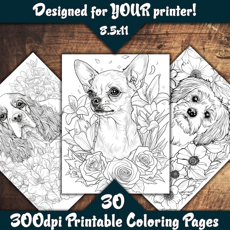 Stress Relief Coloring Pages: 30 Printable Coloring Book Pages - Small ...