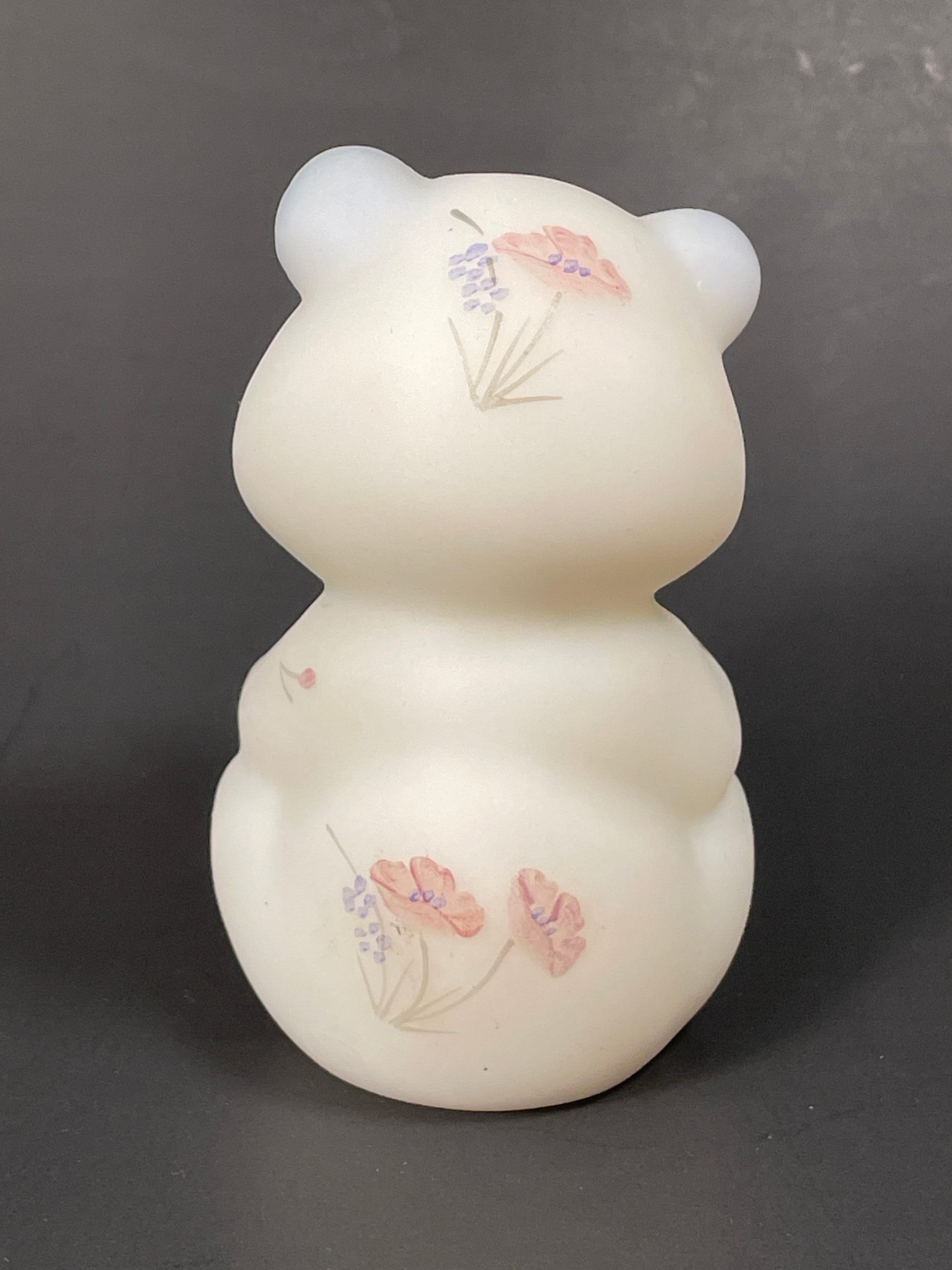 Vintage Fenton Bear, Vintage Fenton Hand-painted Bear, Fenton Hand ...