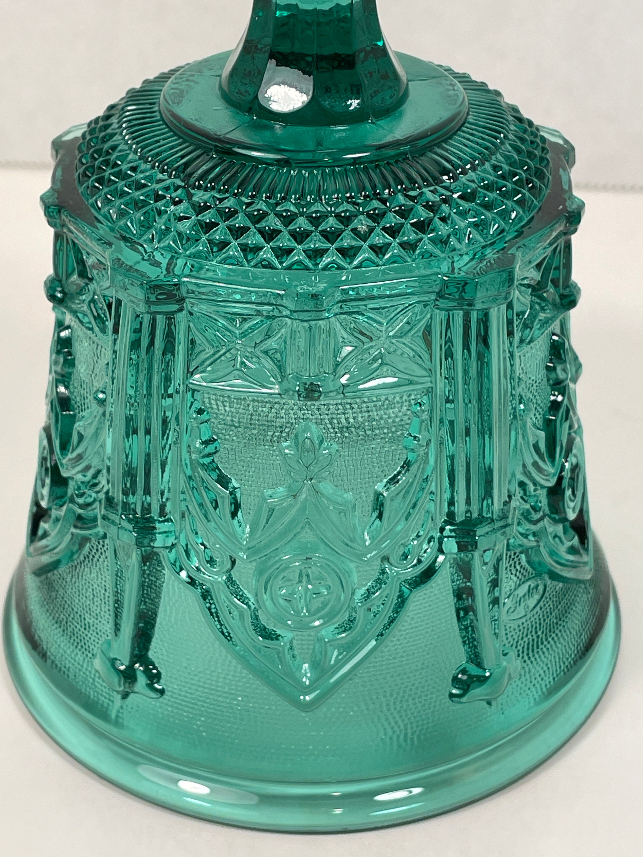 Vintage Fenton Bell, Vintage Fenton Sable Arch Pattern Bell, Vintage ...
