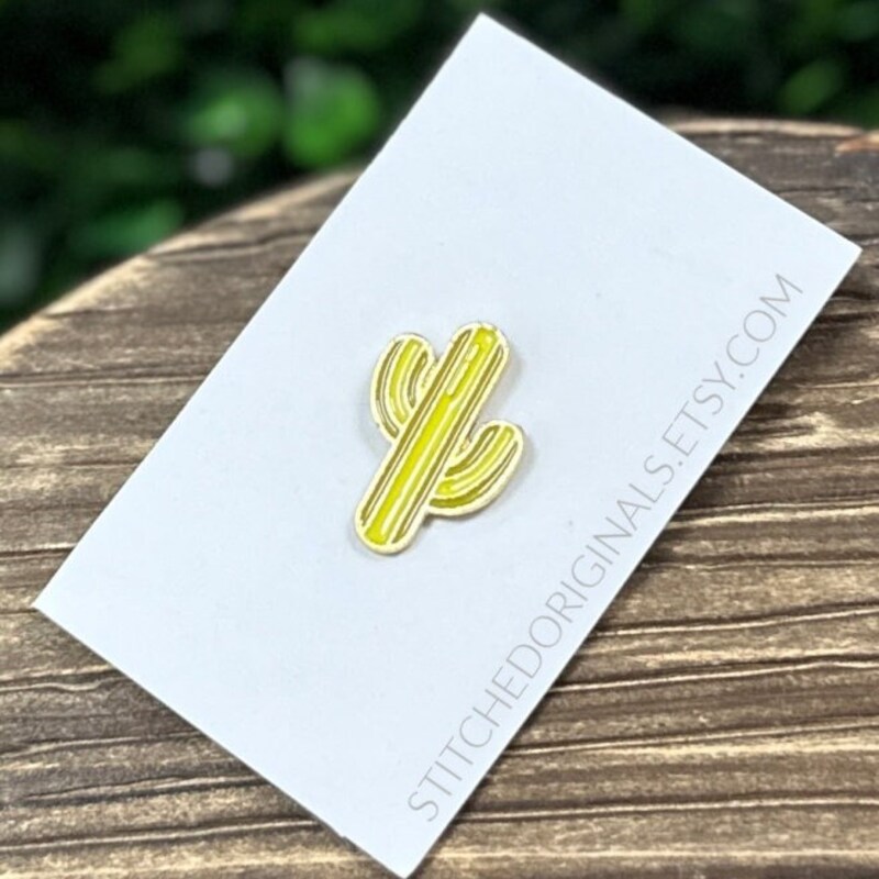 Cactus Pin - Etsy
