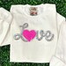 Love Heart Sequin Iron on Patch, Silver Glitter, DIY Applique - Etsy