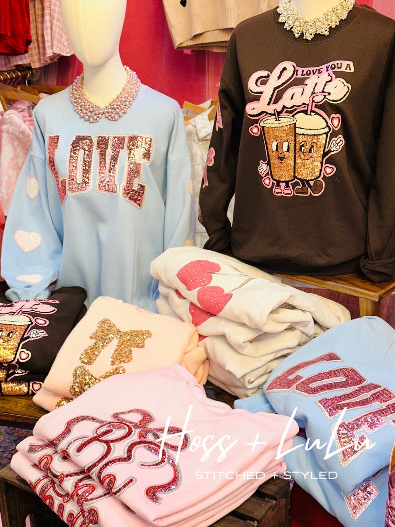 Love Sequin Iron on Patch, Custom Sequin Patch With Silver Glitter, DIY Patch - Etsy