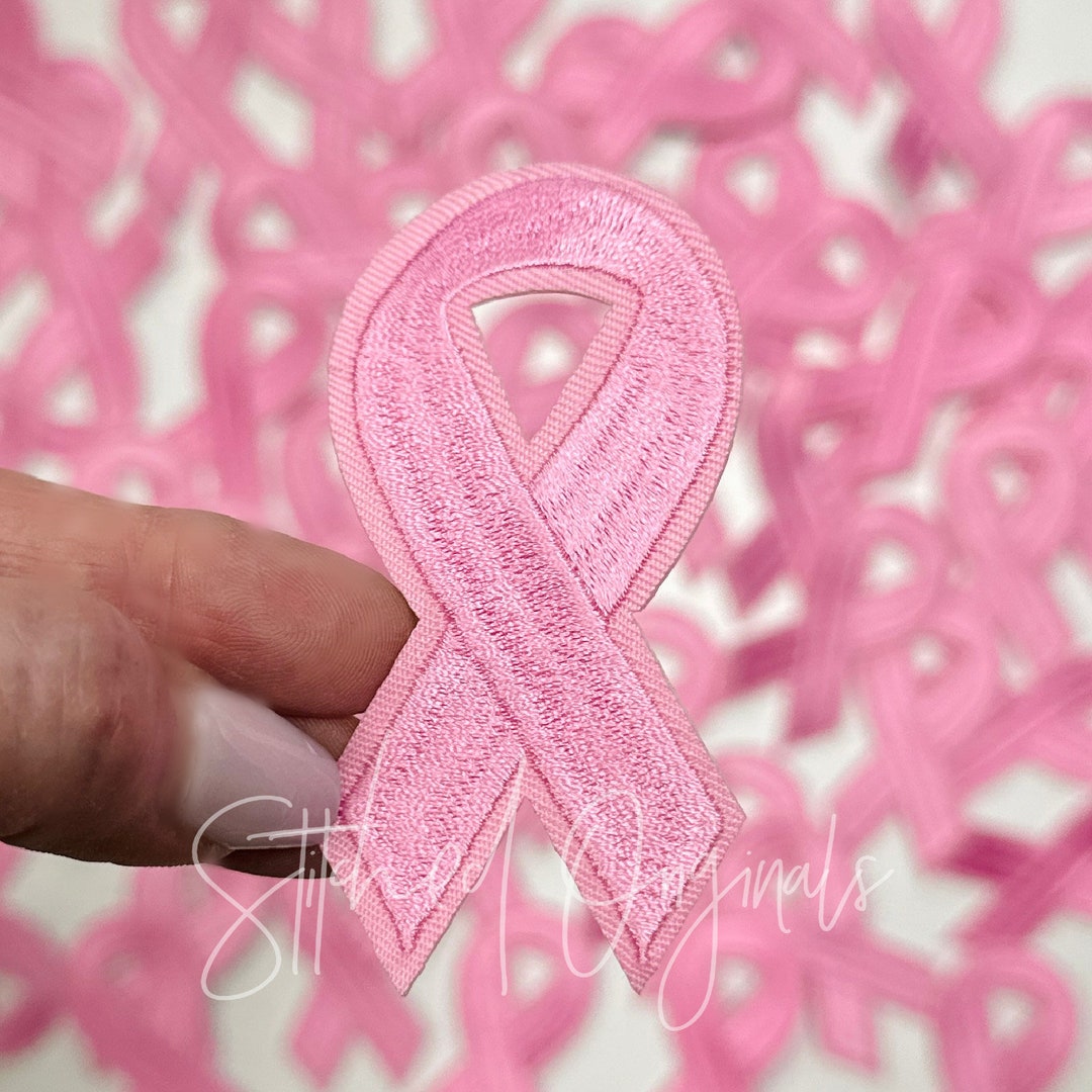 Pink Ribbon Patch, Trucker Cap Patch, Iron On, DIY Patch, Preppy Patch - Etsy