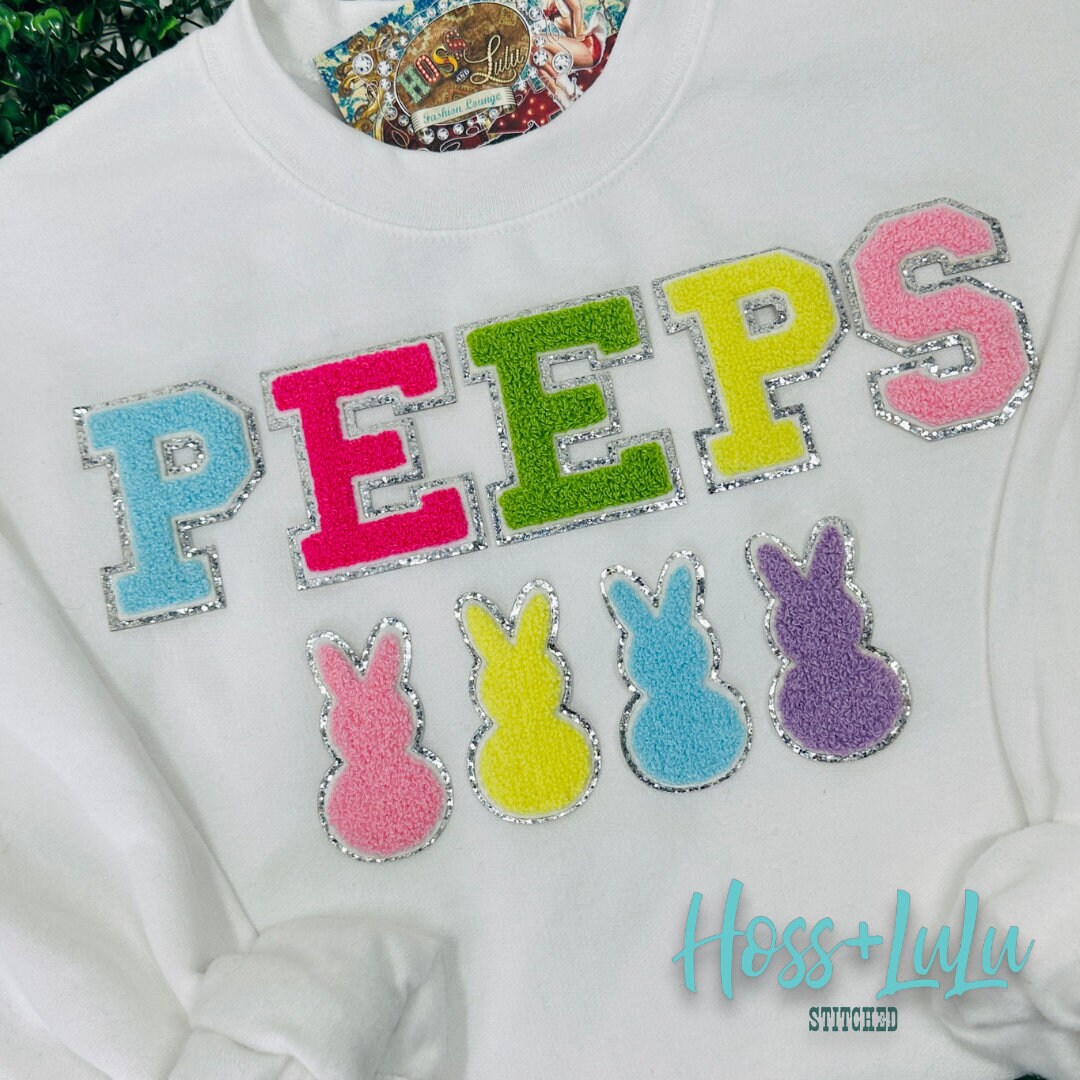 Bunny Patch, Silver or Gold Glitter, Easter, DIY Bunny Patch, Iron on ...