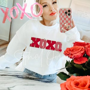 XOXO Iron on Patch, Custom XOXO Patch With Gold Glitter, DIY Patch - Etsy