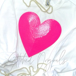 Sequin Heart Patch, Iron on Patch, Diy Patch - Etsy