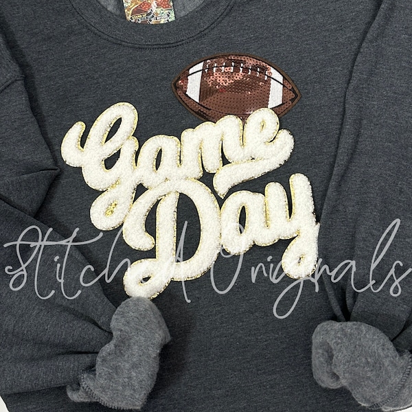 Game Day Chenille Patch - Etsy